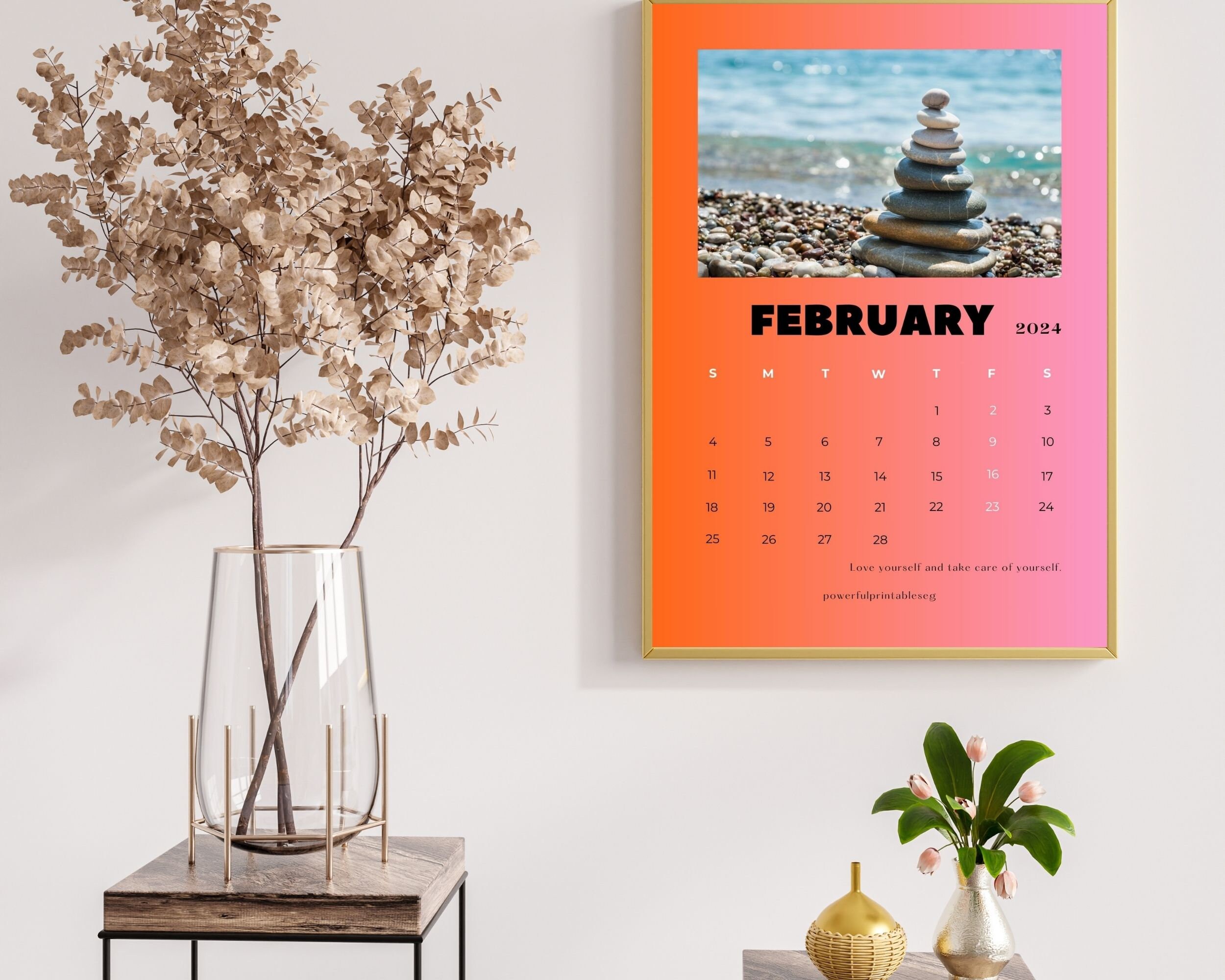 2024 Wall Calendar Bundle, 2024 Calendar Printable, Quotes About Life ...