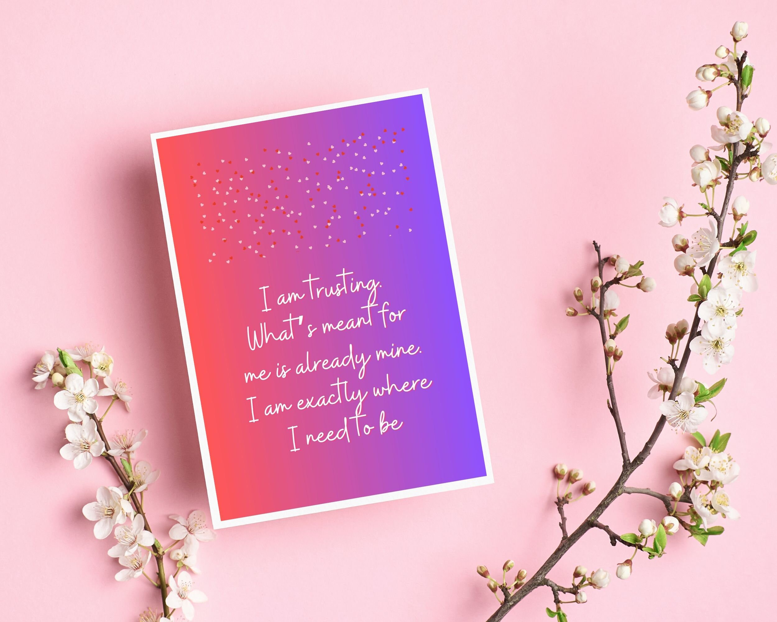 Affirmations Cards, Quotes About Life, Positive Printable Daily ...