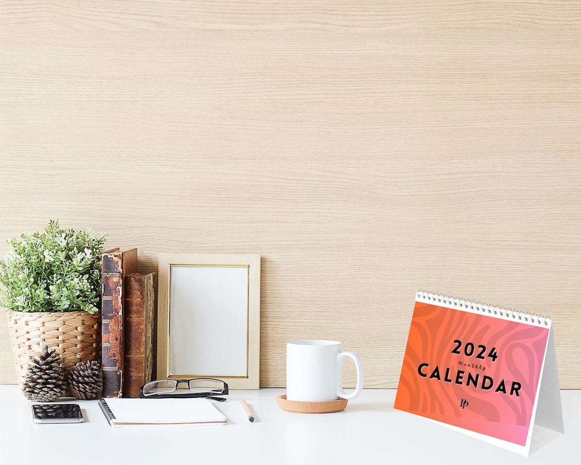 2024 Desk Calendar, 2024 Monthly Calendar Printable, Quotes About Life ...