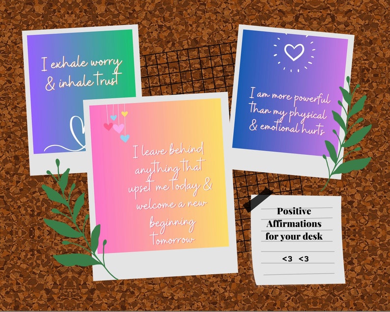 Affirmations Cards, Quotes About Life, Positive Printable Daily ...