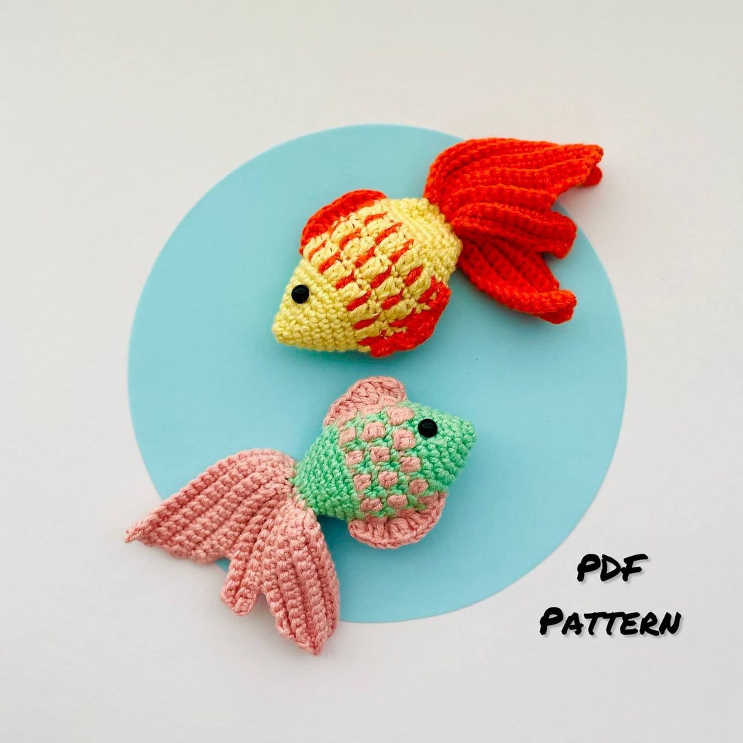 Fish Crochet PATTERN Pdf DIY Crochet Undersea Creature Amigurumi ...