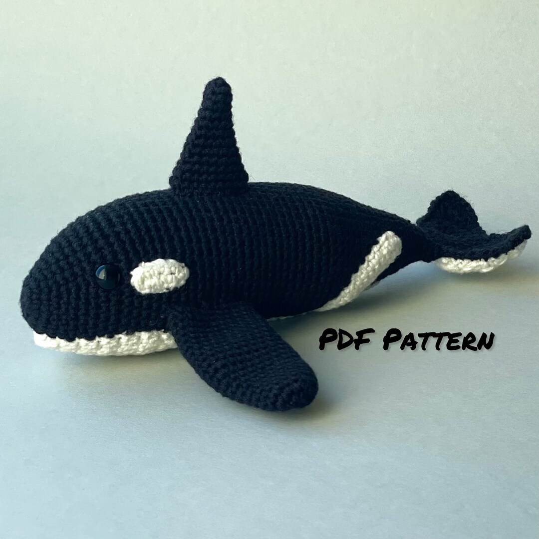 Orca Crochet PATTERN Pdf Ocean Animal Patterns DIY Crochet Orca ...