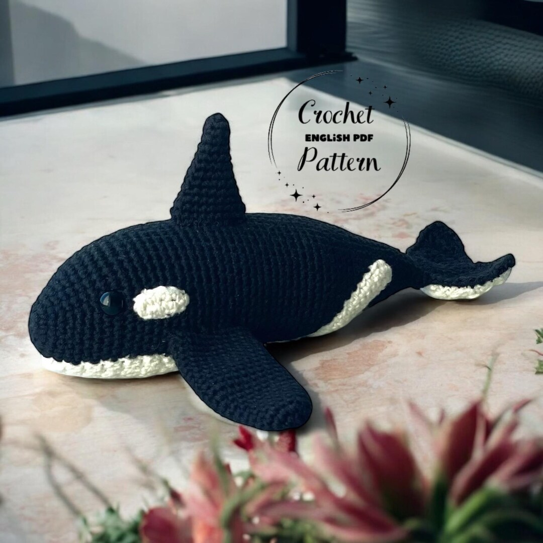 Orca Crochet Pattern PDF. Crochet Ocean Animals DIY. Orca Amigurumi ...