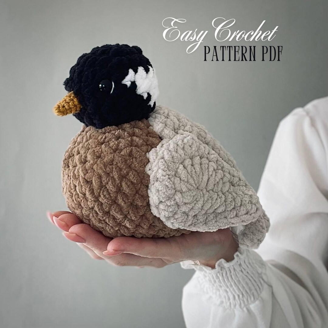 Big Bird Crochet Patterns PDF. Animals Pattern. DIY Plush Bird ...