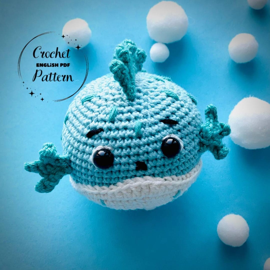 Fish Puffer Crochet Pattern PDF. DIY Fish Puffer Amigurumi. Ocean ...