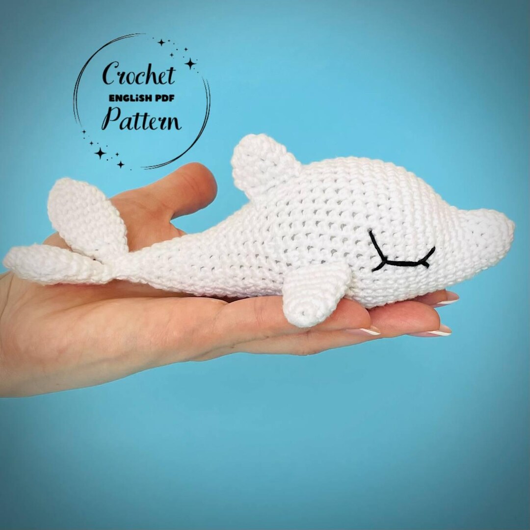 Dolphin Crochet Pattern PDF. Ocean Pattern. DIY Dolphin Amigurumi ...