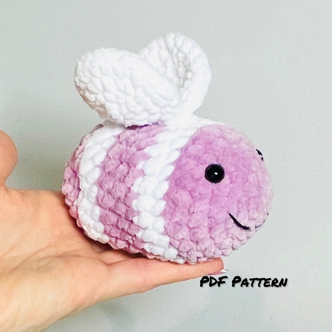 Adorable Mini Bee Crochet Pattern Easy DIY No Sew Amigurumi ...