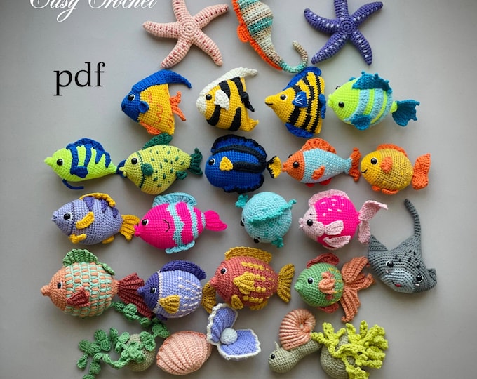 Emotional Support Fish Crochet Pocket Hug – Amigurumi Mental Health ...