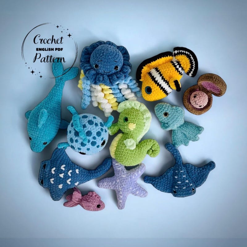 Sea Animal Pattern - Etsy