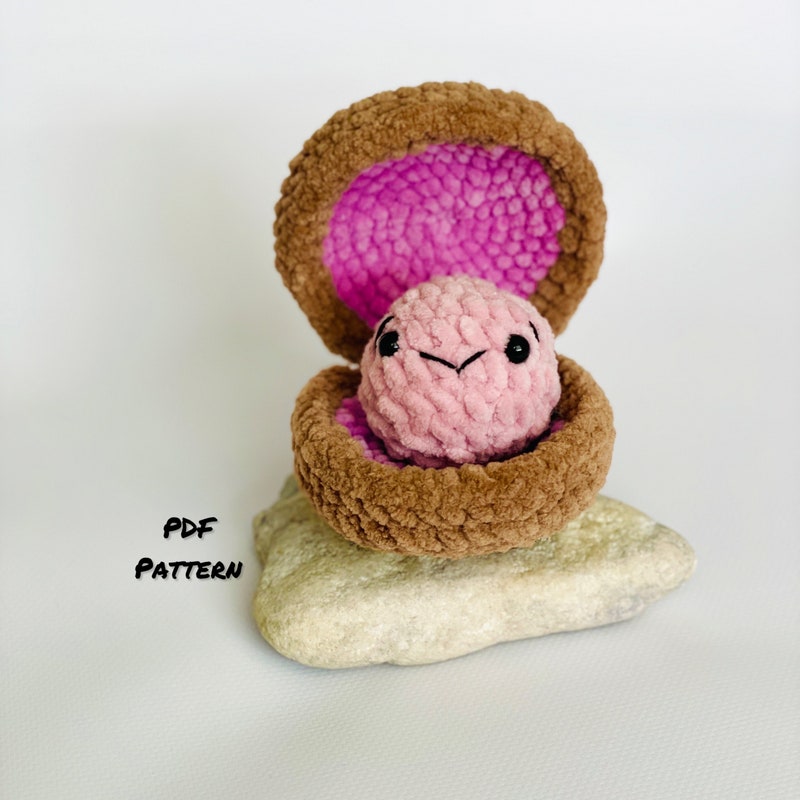 Crochet Clam - Etsy