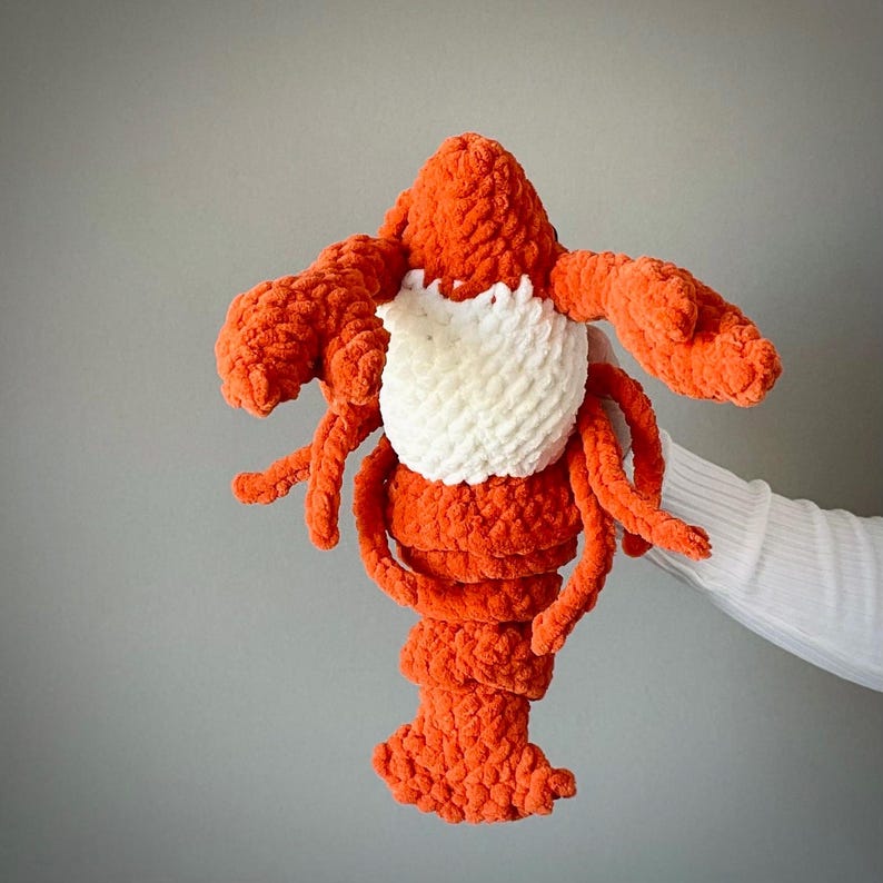 Crawfish Amigurumi Crochet Pattern PDF. Sea Life Crochet Animals ...