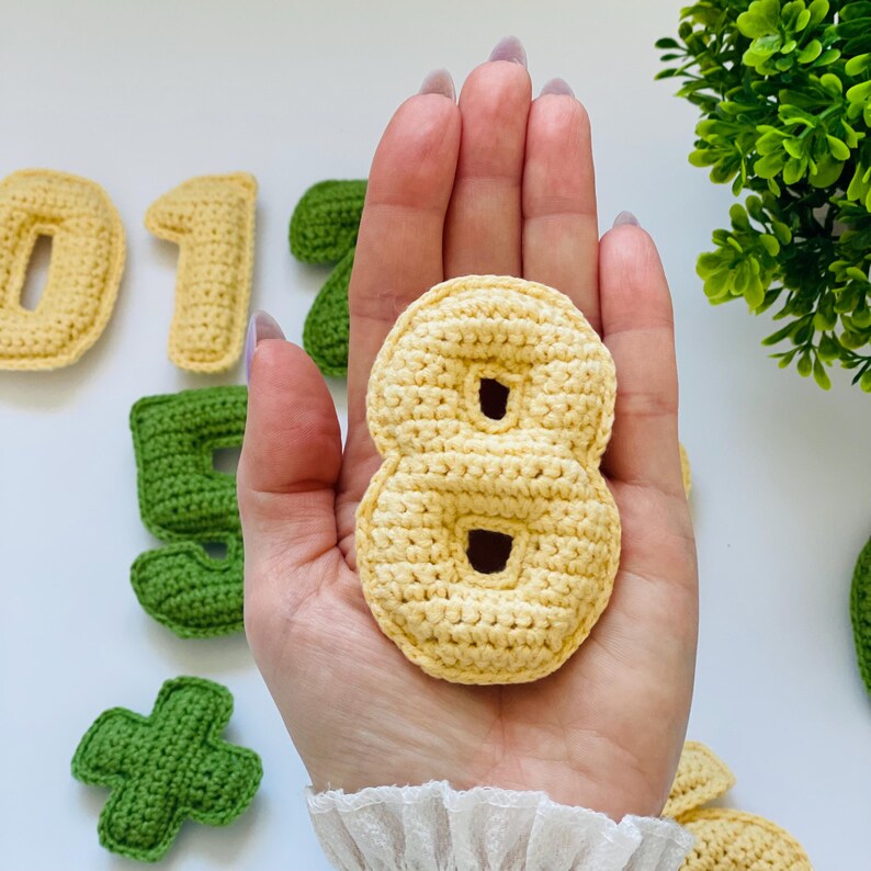 Crochet Numbers Pattern PDF 0–9. Amigurumi Number Toys. Baby Learning ...