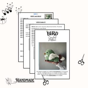 Big Bird Crochet Patterns PDF. Animals Pattern. Amigurumi Toys. DIY ...