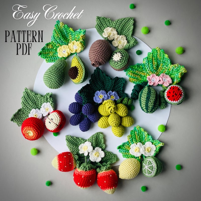 Crocheted Magnets - Etsy