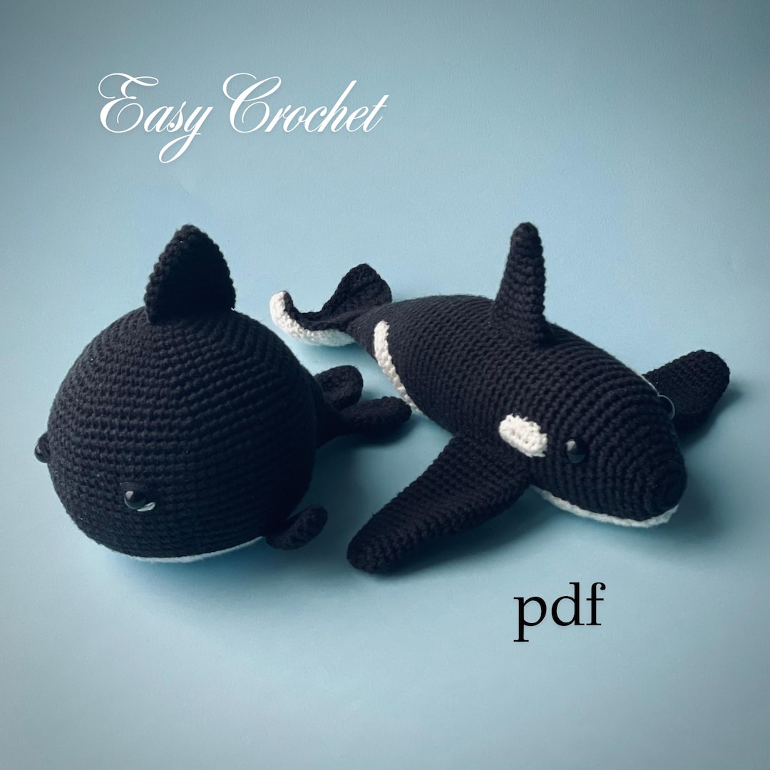 Whale and Orca Amigurumi Crochet Pattern (PDF) - Etsy