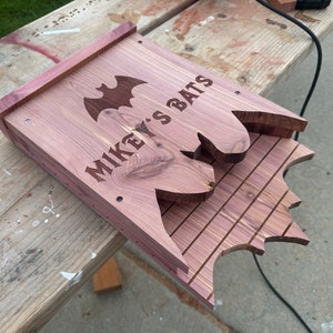 Bat Box, Large Aromatic Cedar Bat Box, Bat House, Bat Nest, Bat ...