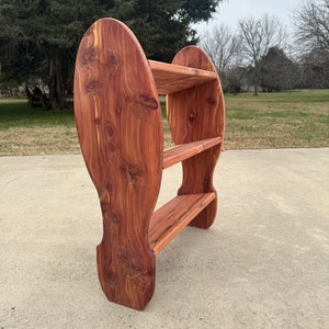 Handmade Custom Cedar “shoe” Rack Shelf - Etsy