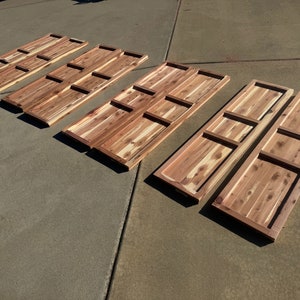 Custom Cedar Shutters, Custom Handmade, Aromatic Cedar Shutters, Upgrade Your House! Make Your ...