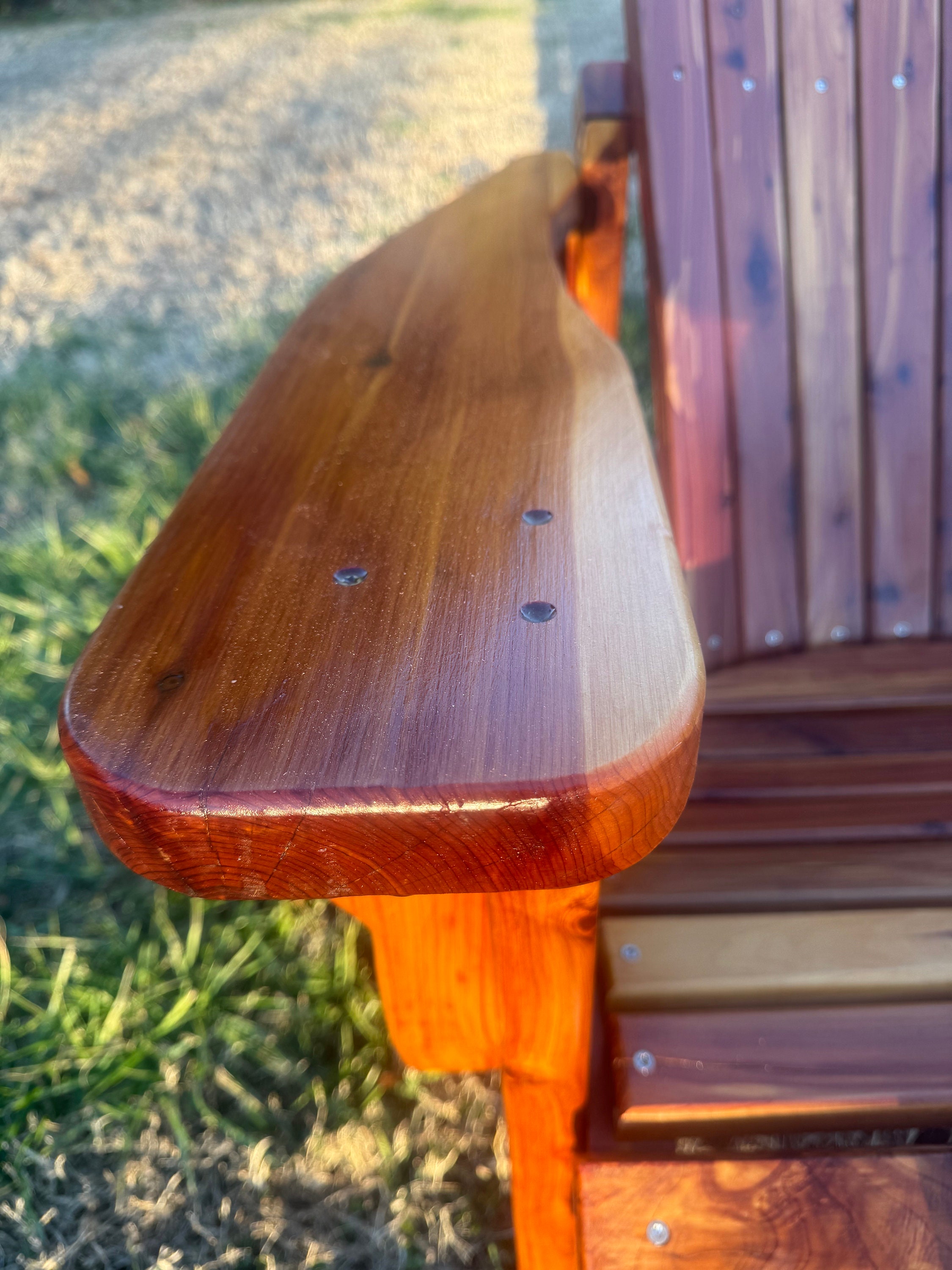 Handmade Cedar Adirondack Chair - Etsy