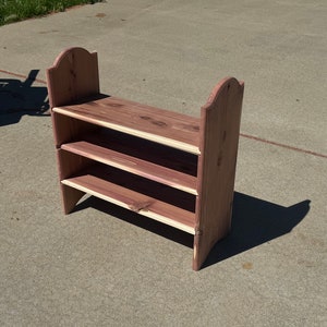Handmade Custom Cedar “shoe” Rack Shelf - Etsy