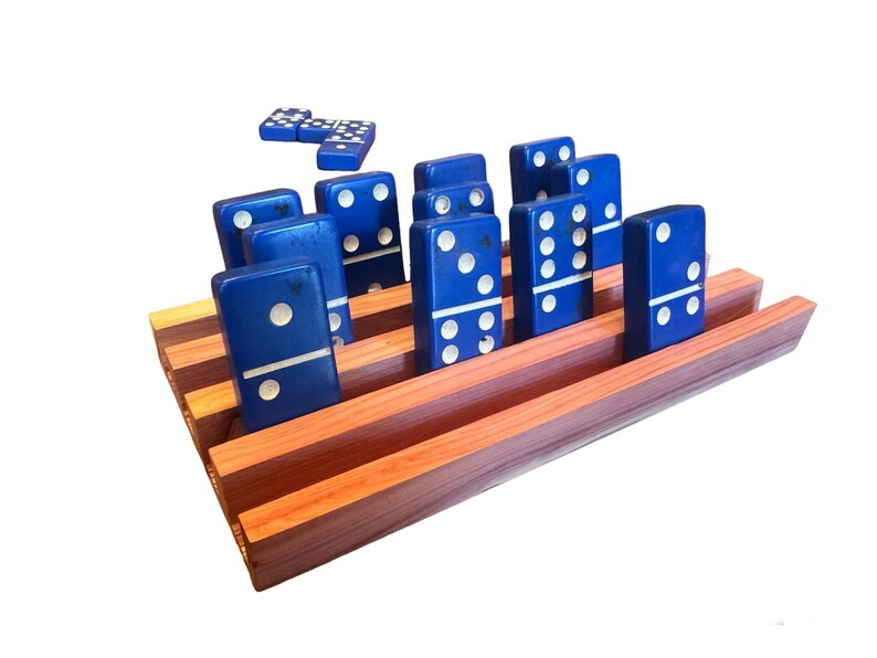Domino Holder, Aromatic Cedar Wood Domino Holder Rack Organizer - Etsy