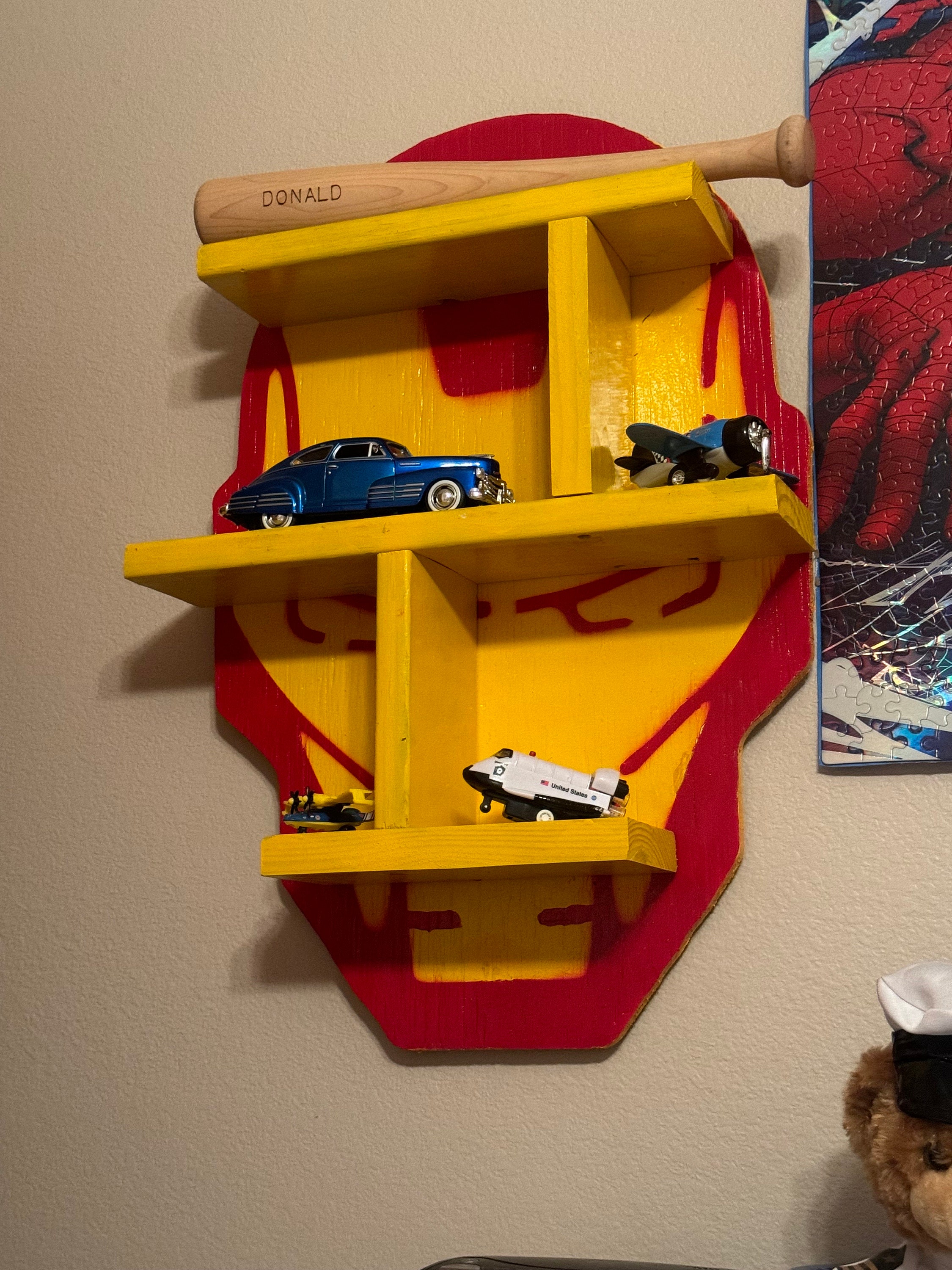 Superhero Themed Kids Shelf Great Birthday Gift - Etsy