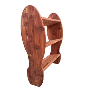 Handmade Custom Cedar “shoe” Rack Shelf - Etsy