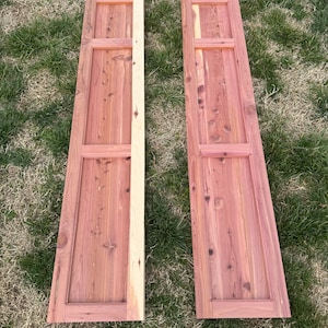 Custom Cedar Shutters, Custom Handmade, Aromatic Cedar Shutters, Upgrade Your House! Make Your ...