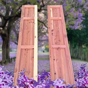 Custom Cedar Shutters, Custom Handmade, Aromatic Cedar Shutters, Upgrade Your House! Make Your ...