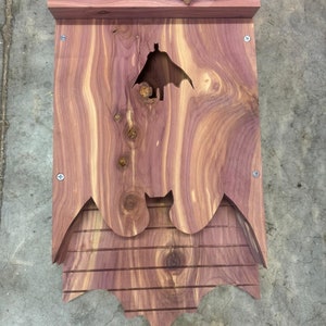 Bat Box, Large Aromatic Cedar Bat Box, Bat House, Bat Nest, Bat ...