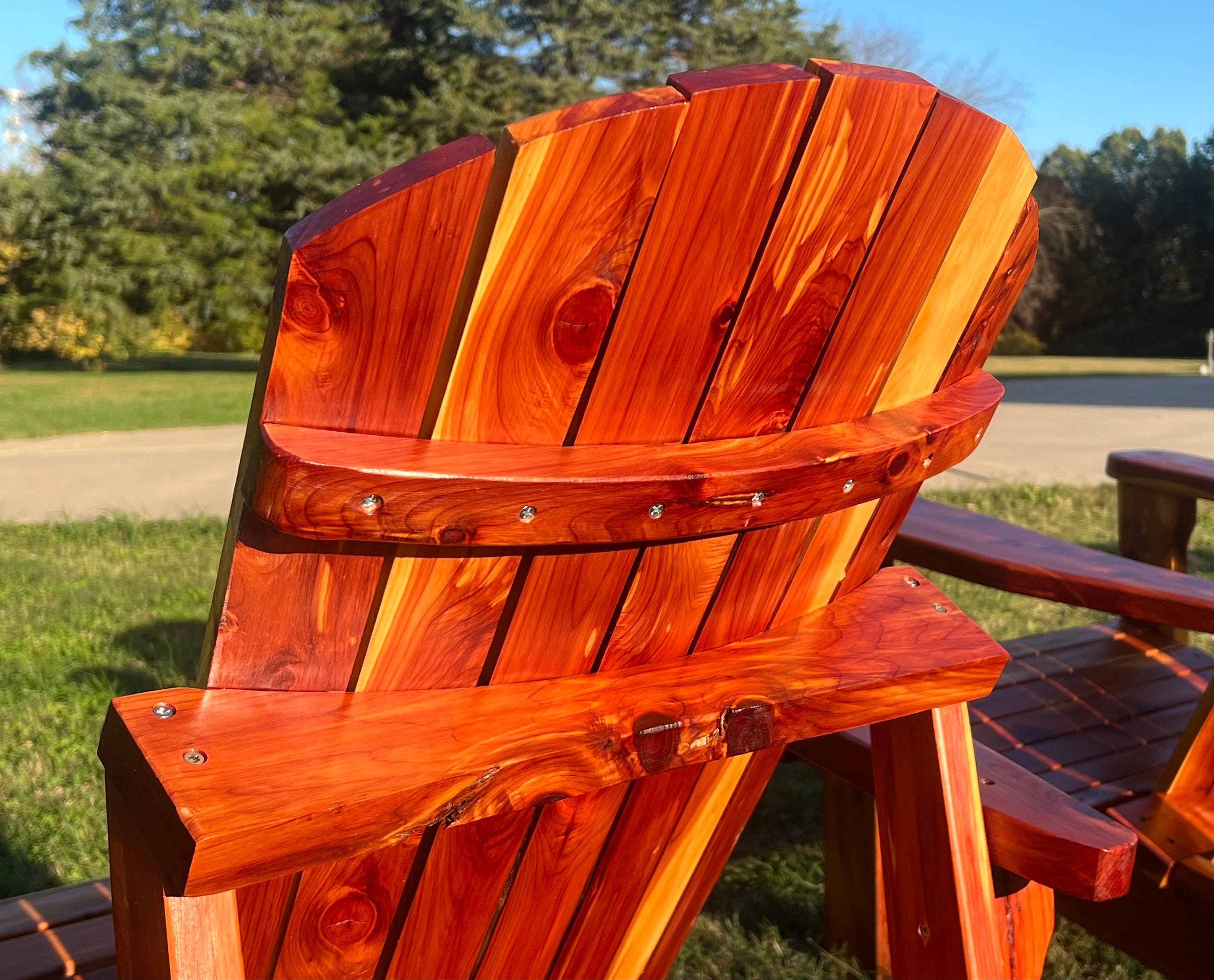 Handmade Cedar Adirondack Chair - Etsy