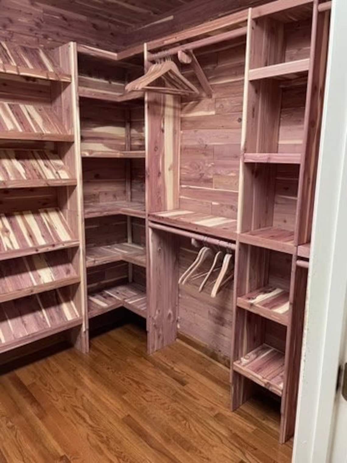 Crown Molding, Aromatic Cedar Trim Crown Moulding Transform Your Closet ...