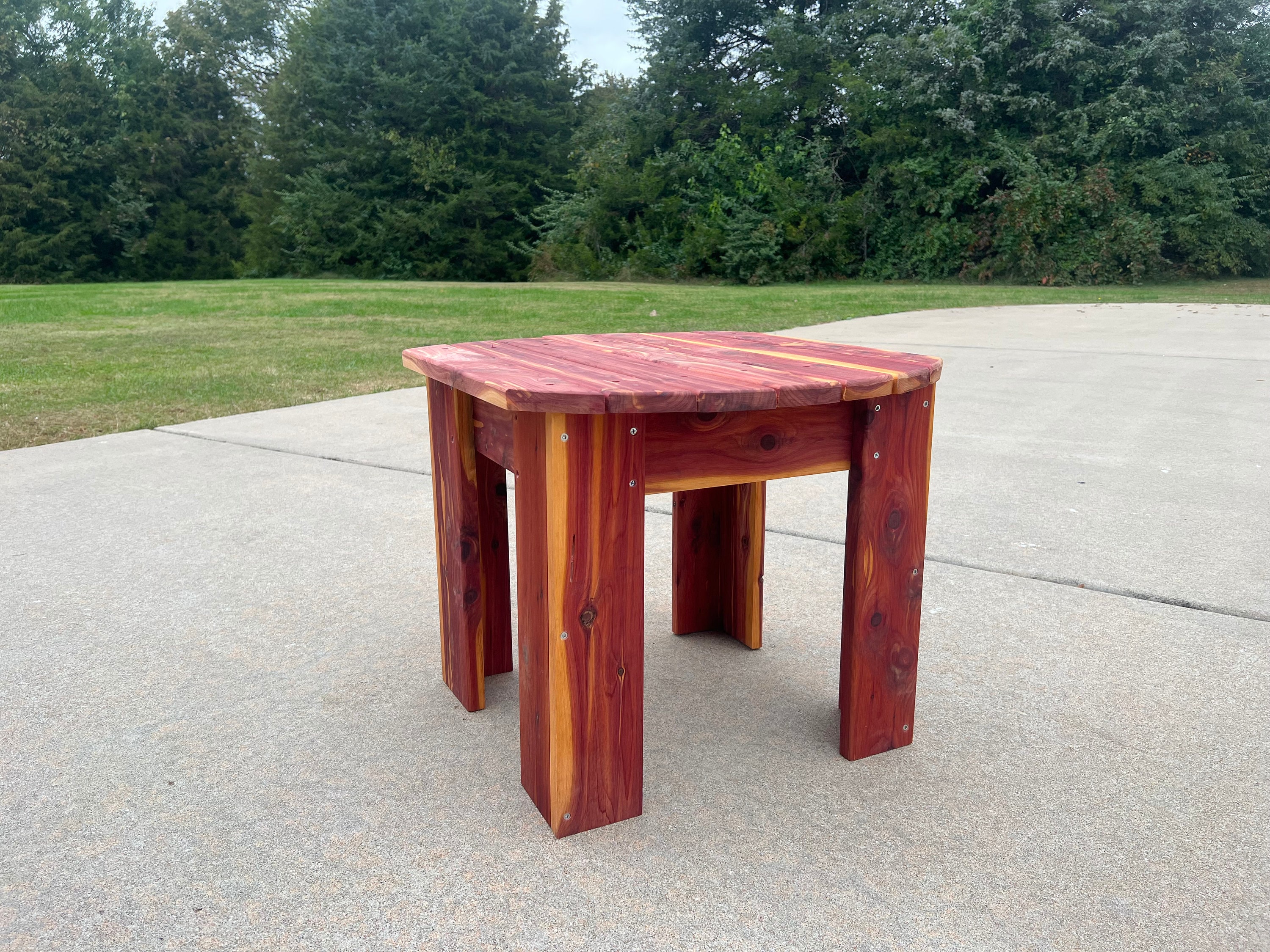 Cedar Outdoor Adirondack Table - Etsy