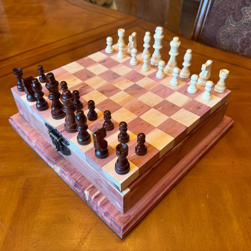 Chess Table - Etsy
