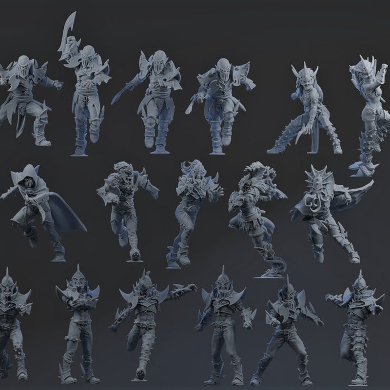 Dark Fantasy Miniatures - Etsy