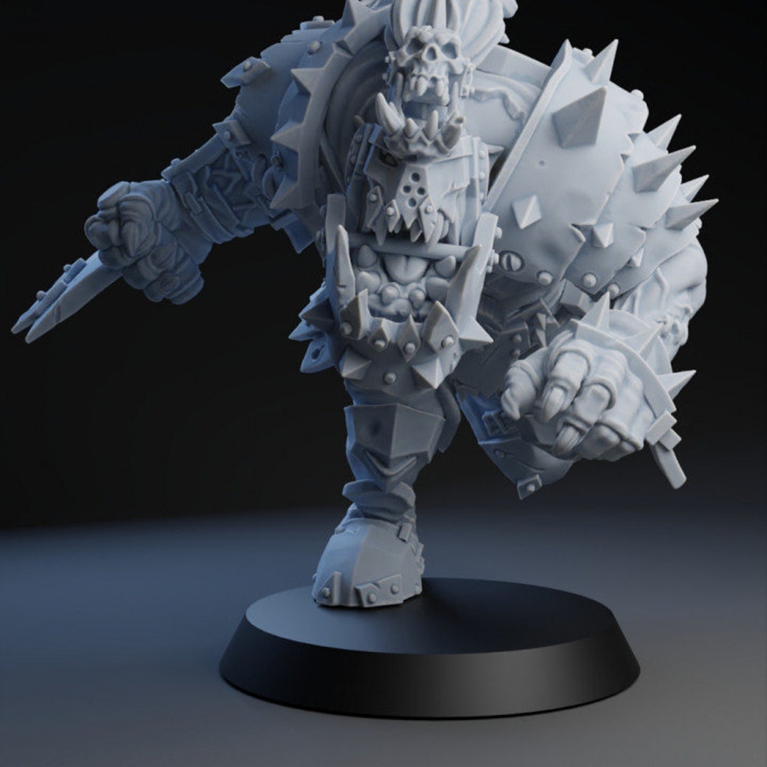 Orc Megastar Fantasy Football Star Player - Brutefun - Etsy