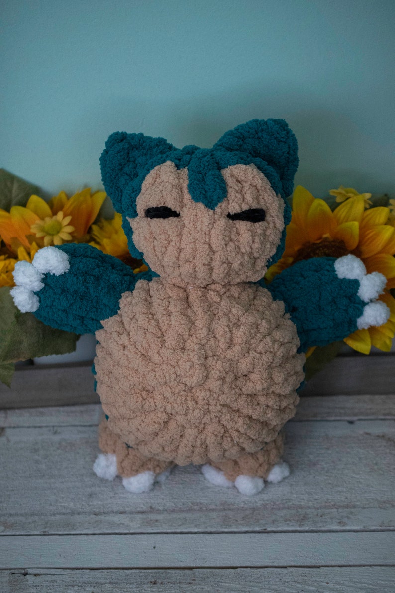 Snorlax | Hand Knit | Chunky | Pokemon - Etsy