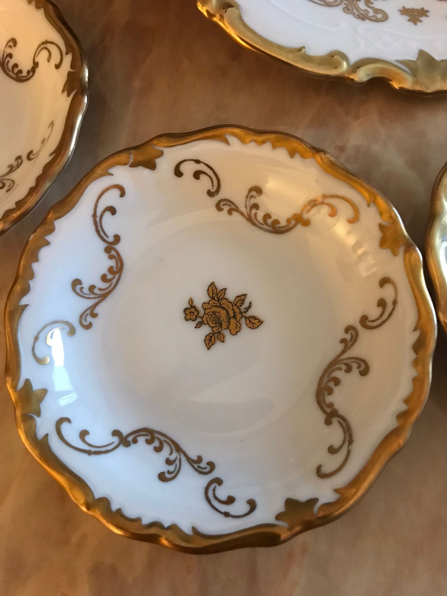 Vintage Reichenbach, Germany Porcelain Serving Platter / Tray With ...