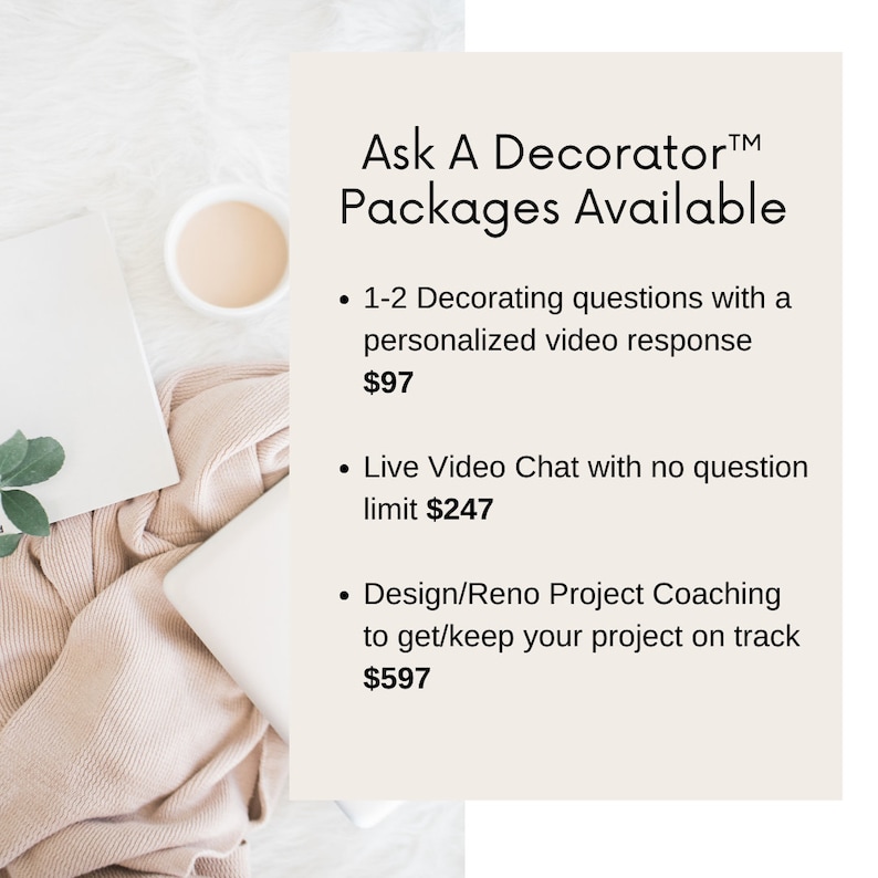 Decorating Question With Personalized Video Response - Custom Design ...
