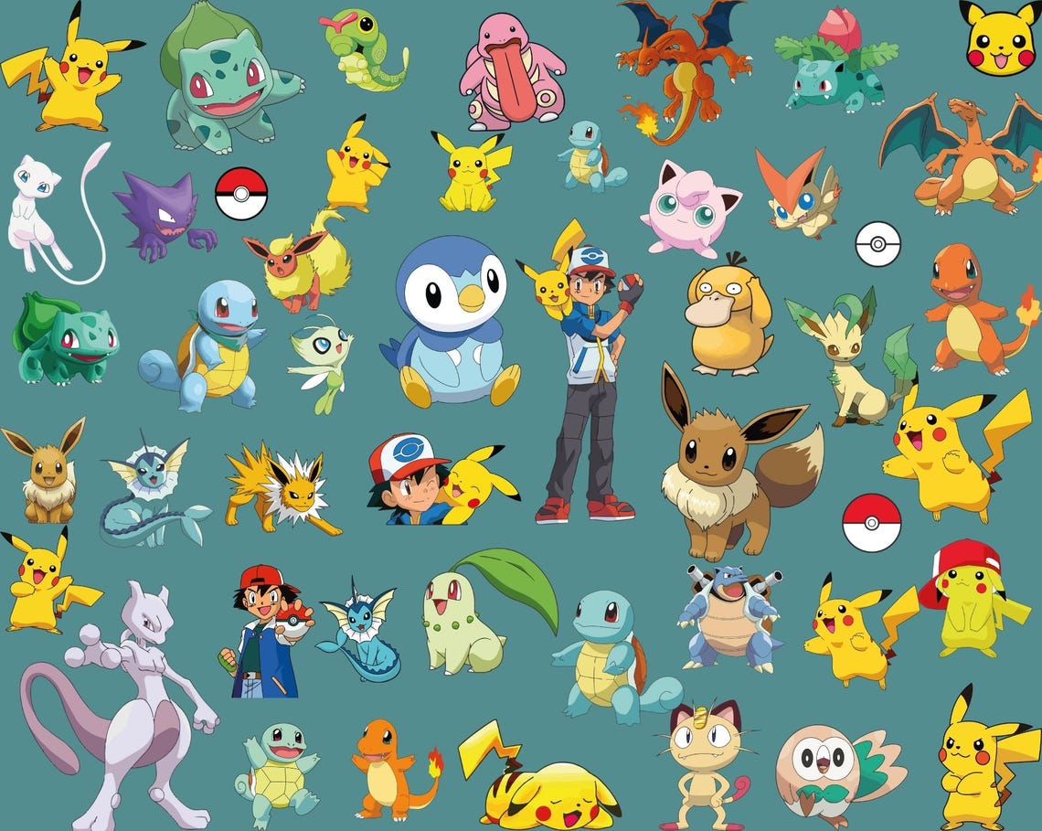 Poke Svg Bundle , Svg Pdf Png Clipart, Cricut Vector Cut File, Digital ...