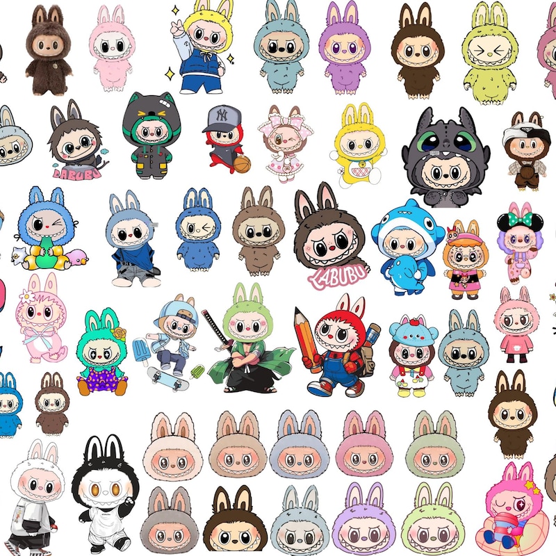 Labubu Png Prints - Etsy