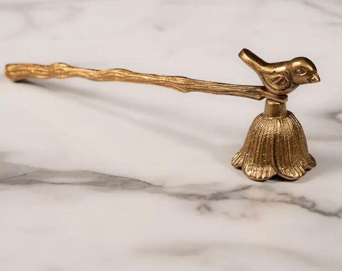 Textured Gold Bird Candle Snuffer – Elegant Home Accent - Etsy