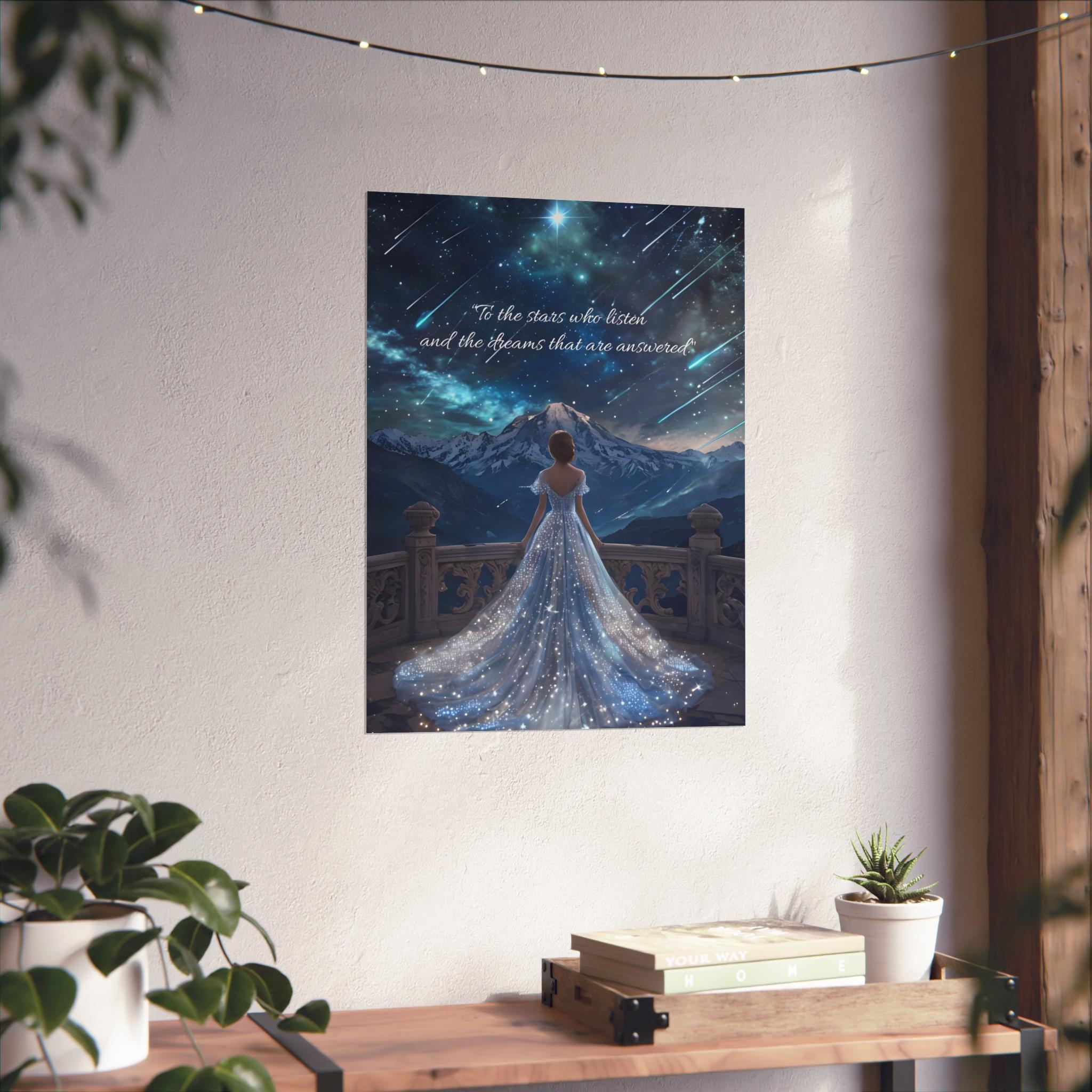 ACOTAR Fine Art Poster, Feyre Archeron Fan Art, Digital Wall Art Print, Sarah J Maas, Romantasy ...