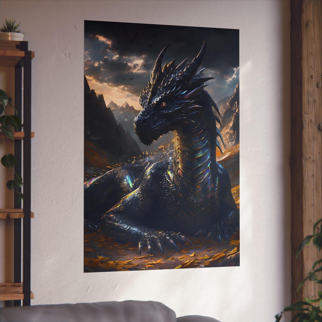 Onyx Storm Fan Art Poster, Romantasy Wall Art, Fourth Wing Art, Andarna ...
