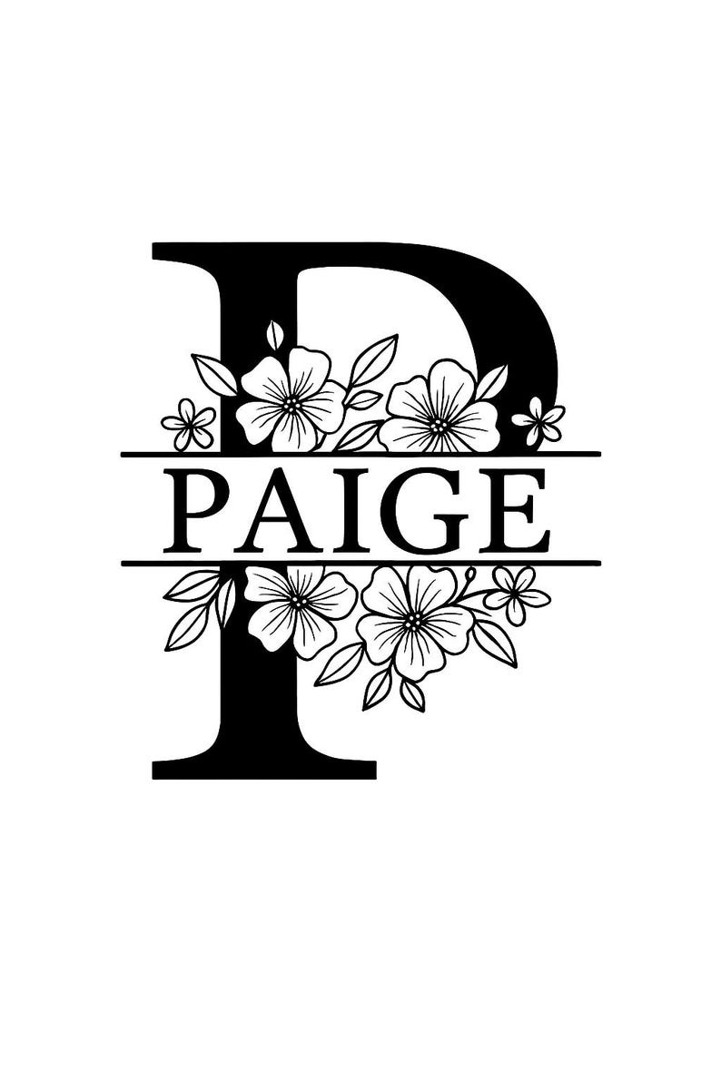 Split Letter Monogram SVG – DFX AI – Digital Download - Etsy
