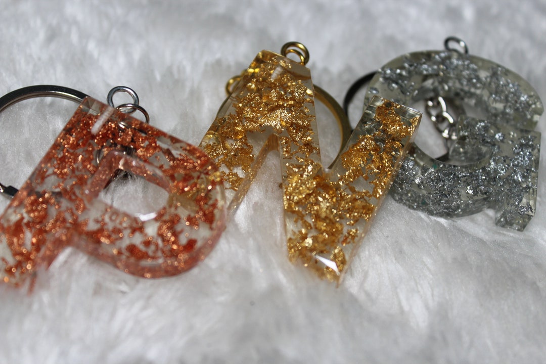 Royalty - Custom Resin Initial Keyrings | Custom Personalised Keyrings | Gifts for Her ...