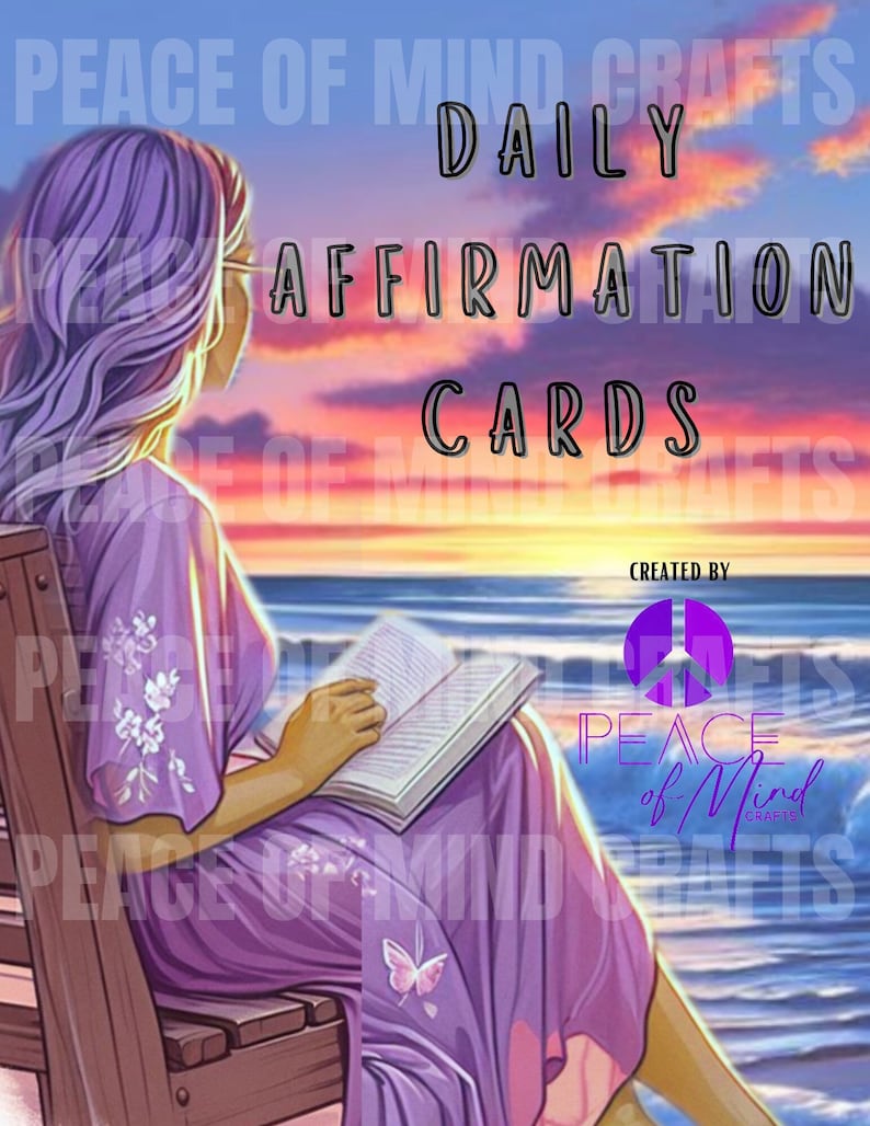 Daily Affirmation Cards-21 Days of Positivity - Etsy