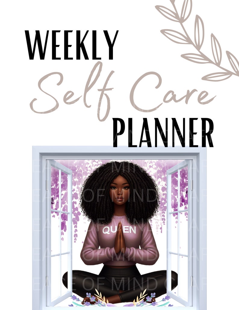 Weekly Self Care Planner, 1 Month (5 Weeks) - Etsy