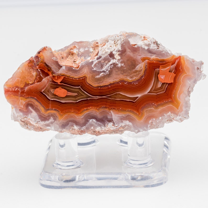 Laguna Agate Polished Specimen Pair - Etsy