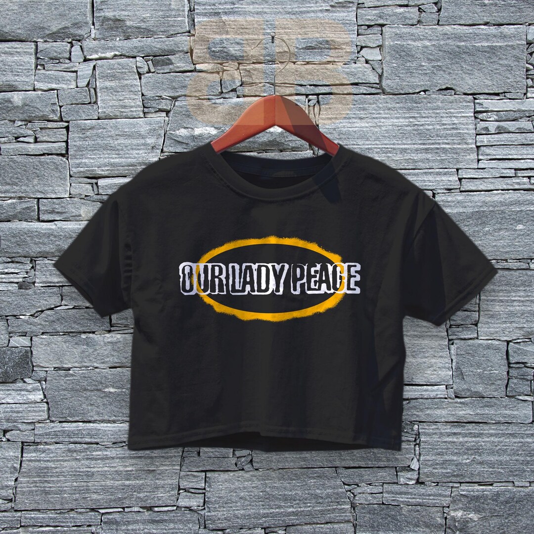 Vintage Our Lady Peace 90's Crop Top - Our Lady Peace Crop Tee Women ...